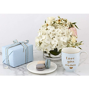 SipNBloom Mom-Mug Mothers Day Gifts for Mom, Mom Coffee Mug Mom Tea Cup Birthday Gifts for Mom, Mom Gifts 13.5 Oz Blue