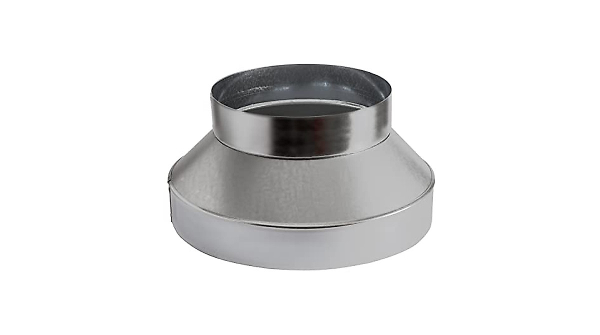 HVAC Duct Reducer & Increaser 12x8 Galvanized Sheet Metal Connector