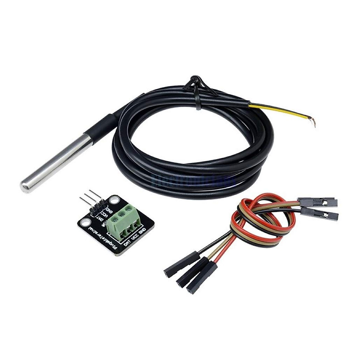 DS18B20 Temperature Sensor Module Kit with Waterproof Stainless Steel Probe for Raspberry Pi