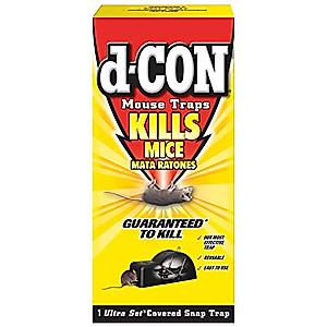 d-CON Reusable Ultra Set Covered Mouse Snap Trap, 1 Traps each, (Pack of 9)