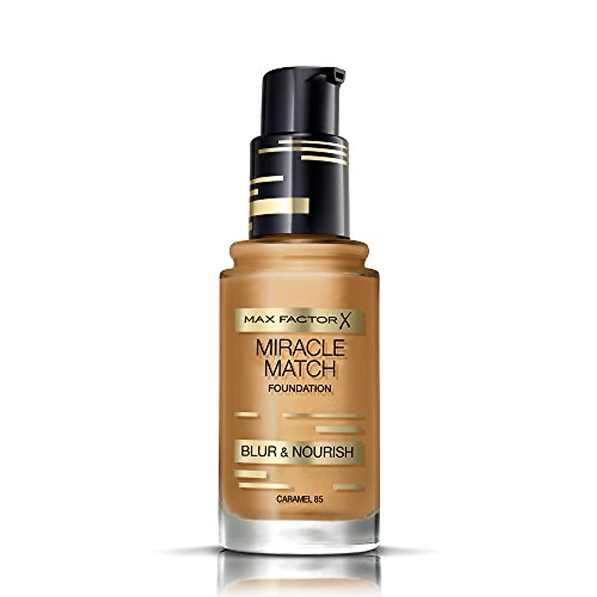 Max Factor Miracle Foundation Match Foundation, No. 85 Caramel, 1 Ounce
