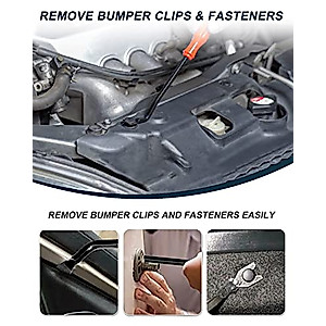 LAYUNI Car Tool Kit de emergencia para automóvil de 18 piezas con cuña para Ventana de automóvil, cuña de aire agarrador de Largo alcance, herramienta de extracción de recorte automático