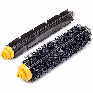 HsvrySa Replacement Parts for iRobot Roomba 600 and 700 Series 595 610 614 618 620 630 635 640 650 651 660 665 670 671 680 685 690 692 694 695 760 770 780 790 Vacuum,4 Sets Bristle & 4 Beater Brushes