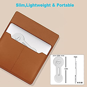 WeLohas Magnetic Phone Holder for Laptop,Continuity Camera Mount for iOS 16/macOS 13 Ventura,Suitable for iMac,Desktop Computer,Tesla Model 3/X/Y/S & iPhone 14/13/12,Adjustable Laptop Phone Holder