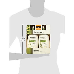 Aveeno Active Naturals Daily Moisturizing Lotion, New 2 Pack Of 20 Fl Ounce Pump, 1 Fl Ounce