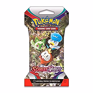 POKEMON TCG: Scarlet & Violet Sleeved Booster Packs - 8 Packs (80 Cards)