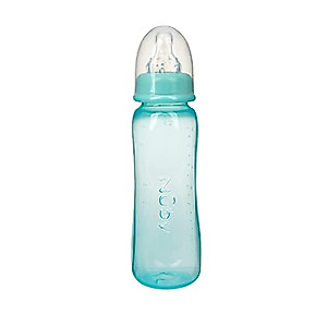 Nuby Standard Neck Tinted Bottle, 8oz, 3+ Months, Single Pack of 1, Colors May Vary