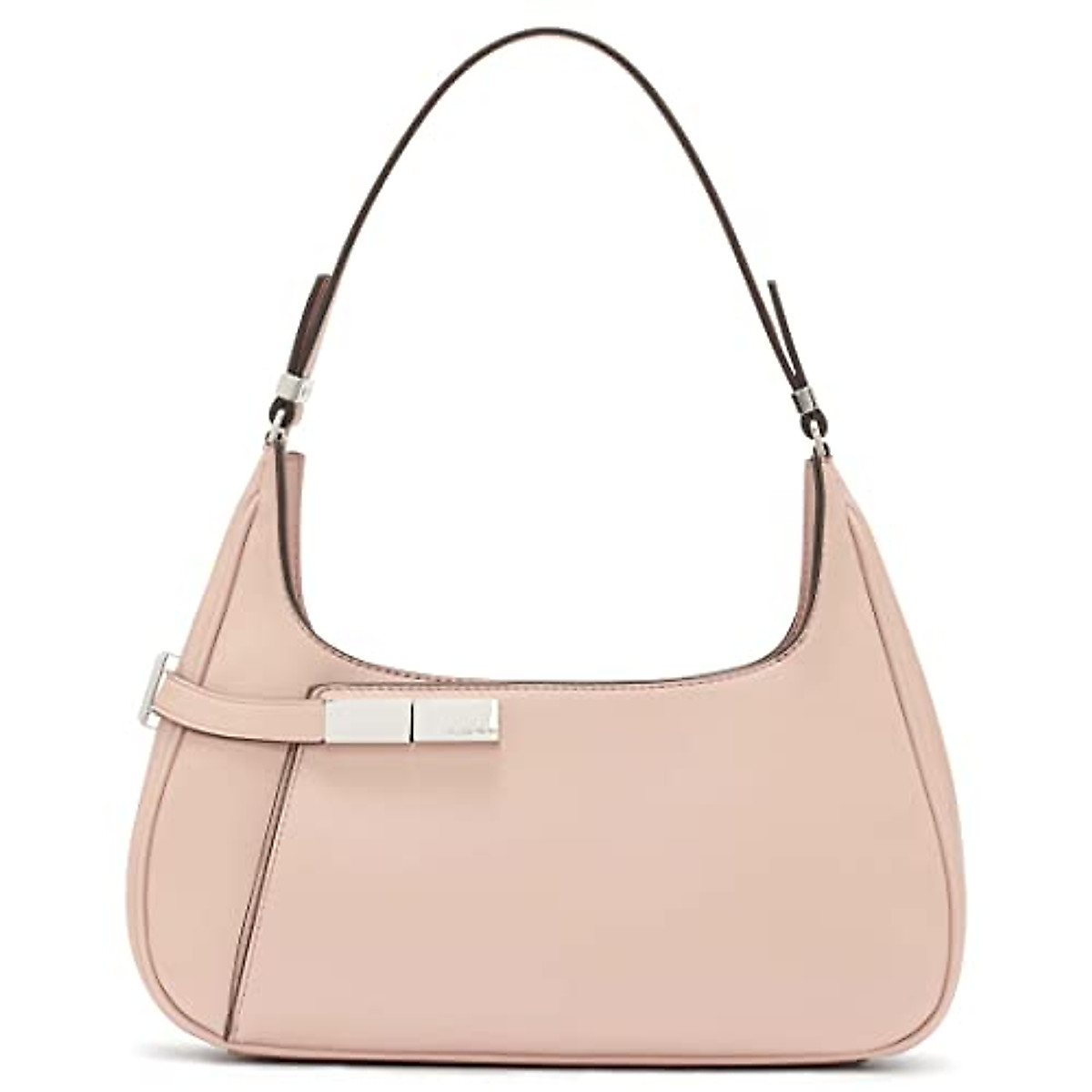 Calvin Klein Jade Top Zip Shoulder Bag, Rosewood,One Size