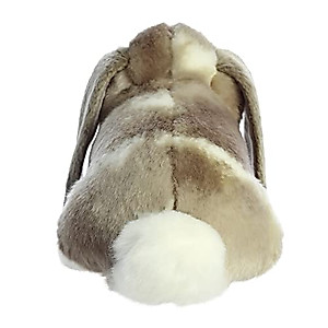 Aurora Miyoni 9" Grey Holland Lop Rabbit Stuffed Toy - Soft & Fluffy Polyester Animal Figure
