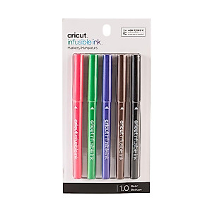 Cricut Infusible Ink Markers, Basic Medium-Point Markers (1.0), 5 count