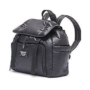 DKNY Women's Casual Lightweight Backpack, Black, One Size