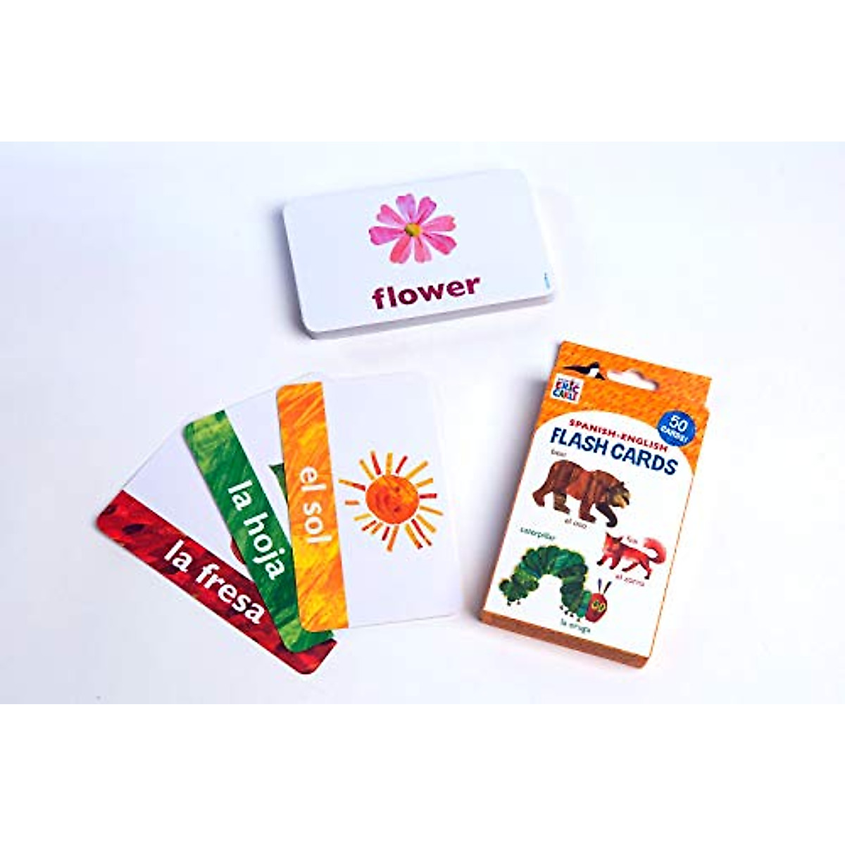 World of Eric Carle (TM) Spanish-English Flash Cards: (Bilingual Flash Cards for Kids, Learning to Speak Spanish, Eric Carle Flash Cards, Learning a Language)