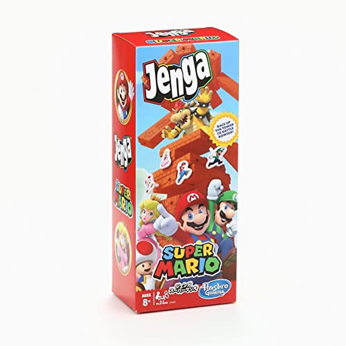Hasbro Jenga: Super Mario Edition Game, Block Stacking Tower Game for ...