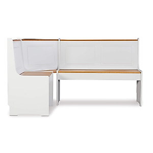 Linon Ardmore Kitchen Nook Set, White