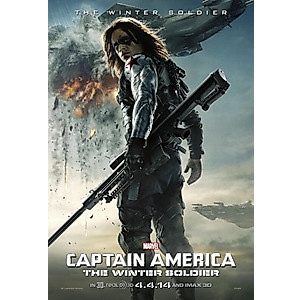 BUCKY- Captain America: The Winter Soldier (2014) : Movie Poster (Thick Poster) Original Size 16" x 24" Inches - Chris Evans, Frank Grillo, Sebastian Stan