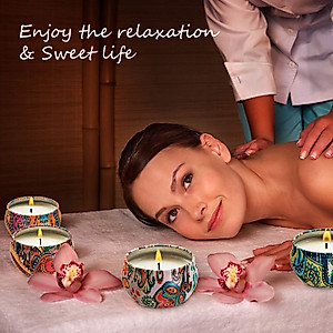 16 Pack Scented Candles,2.5 oz Portable Tin Aromatherapy Candles Gift for Women,Natural Soy Wax Candle Gift Set for Women Mom Girlfriend Lovers