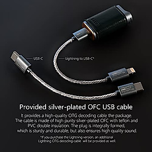 Linsoul DDHIFI TC44C USB C to 4.4mm/3.5mm Dual Outputs Balanced DAC Portable Amplifier (L)