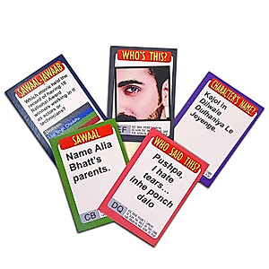 exciting Lives Filmi Quest - Fun Bollywood Movie Party Game for Friends, Family for Adult,Teen - Hour of Fun for Parties, Travelling, Gathering for Great Experience of Enjoyment