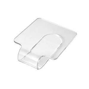 2Pcs Makeup Hand-held Palette Professional Clear Acrylic Makeup Mixing Tray Palette for Foundation Eyeshadow Powders Cosmetics Nail Art Manicure Palette