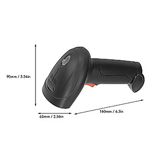 Barcode Scanner Barcode Scanner USB 2.4G And1D Code Reader for Supermarket Express Warehouse High Accuracy Red Barcode Readers