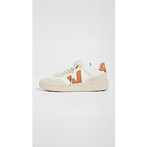 Veja Women's V-90 Sneakers, Extra White Umber, 10 Medium US