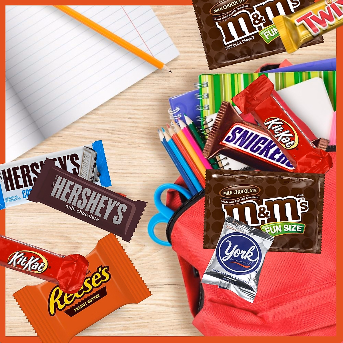 ULTIMATE Assorted 4 Lb. Chocolate Candy Variety Pack, Bulk Mega Candy Mix, Fun Size Assortment, Individually Wrapped Minis, Great for Easter Basket Fillers & Egg Hunts, Parties, Parades & Pinatas! (All Time Favorites, 4 Lbs.)