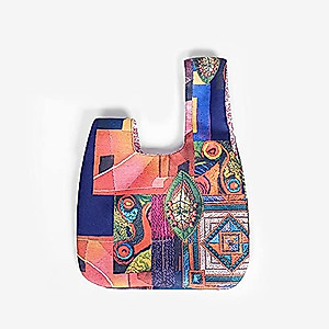 Tiptop Wise, Female Unique Purse Japanese Style Knot Wrist Bag Women Top Handle Bag Simple Handbags Waterproof Shopping Bag (SZ00337C), Hobo Bag, One Size