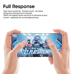 ZVELSIEM [3+2] Pack Screen Protector for Samsung Galaxy S23 Ultra 9H Tempered Glass, 3 Pack Screen Protector + 2 Pack Camera Lens Protector, Support Fingerprint Unlock 3D Curved Case Friendly