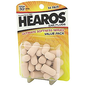 Hearos Ultimate Softness Series Ear Plugs, 14 Pair