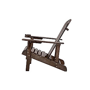 WUnlimited SW2101DBSET2 Set Adirondack Chairs, Dark Brown