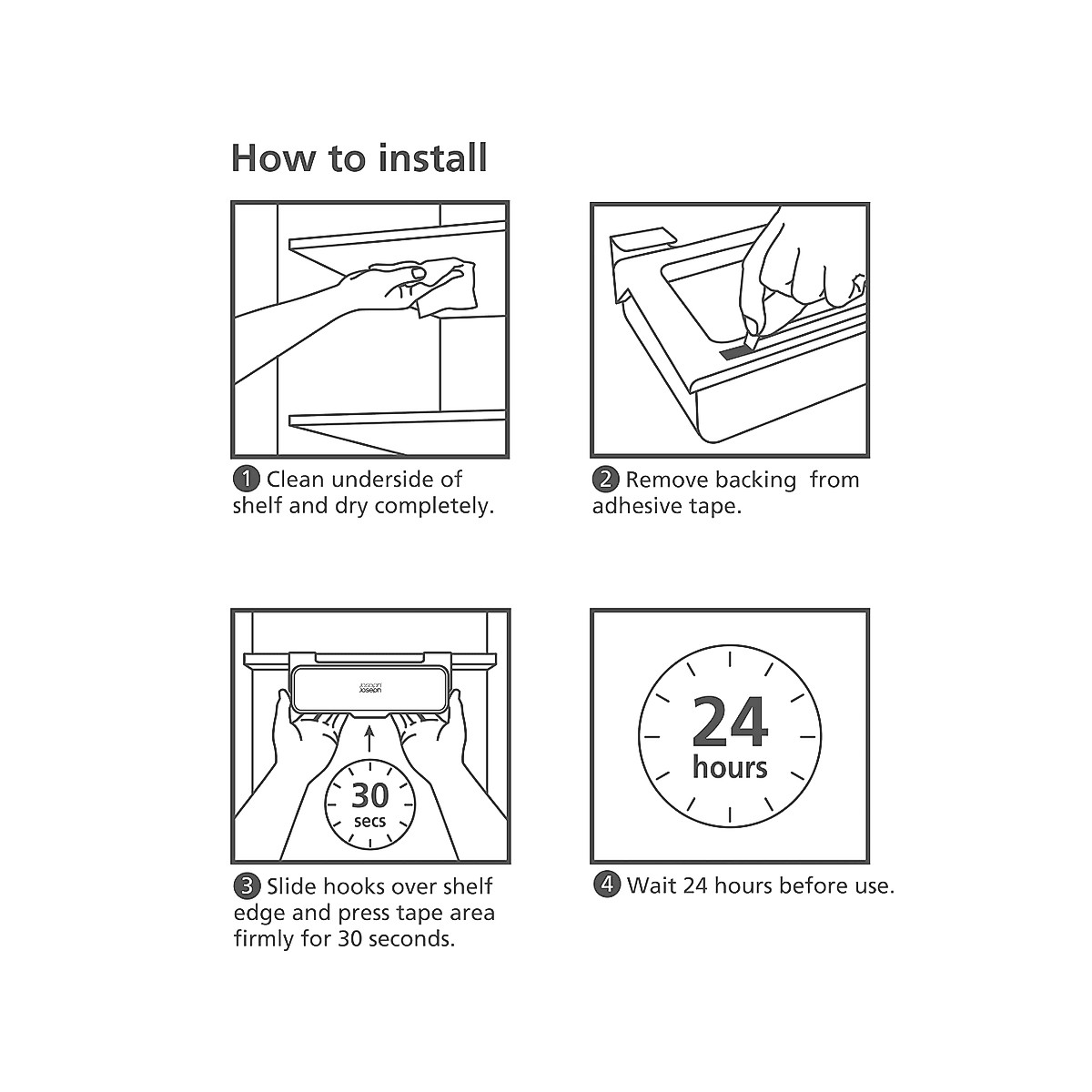 Joseph Joseph, Drawer Under Shelf Cupboard Store