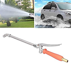 Tomotato High Pressure Power Washer Wand Stainless Steel Watering Wand Sprayer Portable Garden Hose Spray Gun Adjustable Hand Sprayer for Car Lawn