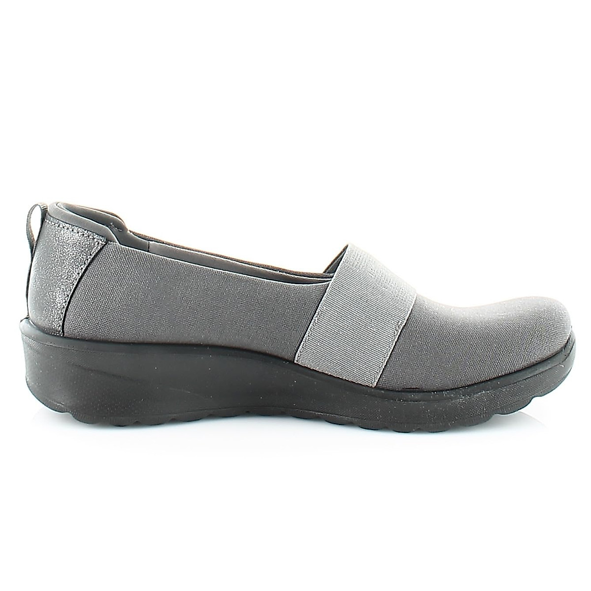 BZees Womens Gracie Slip On Granite Grey 6 M