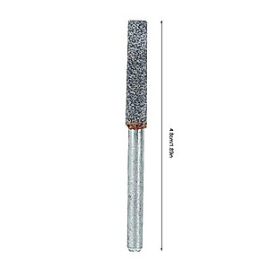 3Pcs 4mm 5/32in Diamond Chainsaw Sharpener Grinding Stone Burr Stone File Sharpening Tool for Rotating Tool