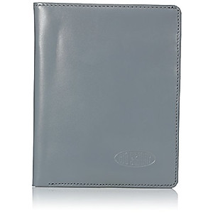 Big Skinny Leather Traveler Slim Wallet, Holds Up to 20 Cards and 4 Passports, Graphite