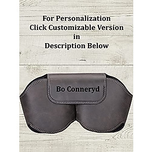 HARDISTON AirPods Max Case, Genuine Leather Handmade, Protective Premium Leather Ear Cup Covers, Soft-Slim Travel Carrying Case, Compatible for AirPods Max (Black)