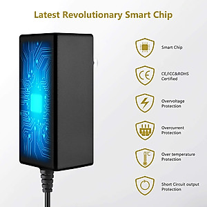 Omilik 6FT AC Adapter Charger for Sega MegaDrive Genesis 1 Mega CD Master System 1 2 Power