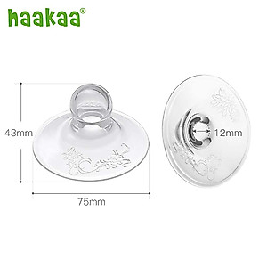 haakaa Silicone Nipple Corrector Stronger Suction for Flat and Inverted Nipples BPA PVC and Phthalate Free