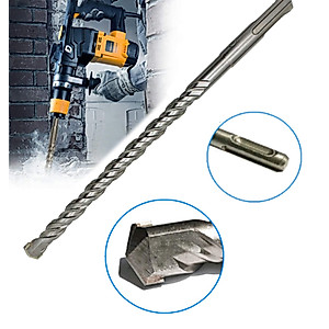 SDS Plus Rotary Hammer Drill Bit 1/4 in. x 6 in. Masonry Concrete Rock Drill-5Pcs