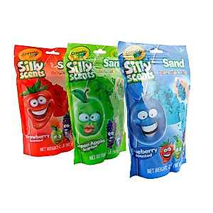 Crayola Silly Scents, Colored Sensory Sand | 6 Lbs of Scented Play Sand for Kids | Moldable Play Sand for Sensory Table, Kids Christmas Gifts, Holiday Classroom Gifts, Stocking Stuffers for Kids