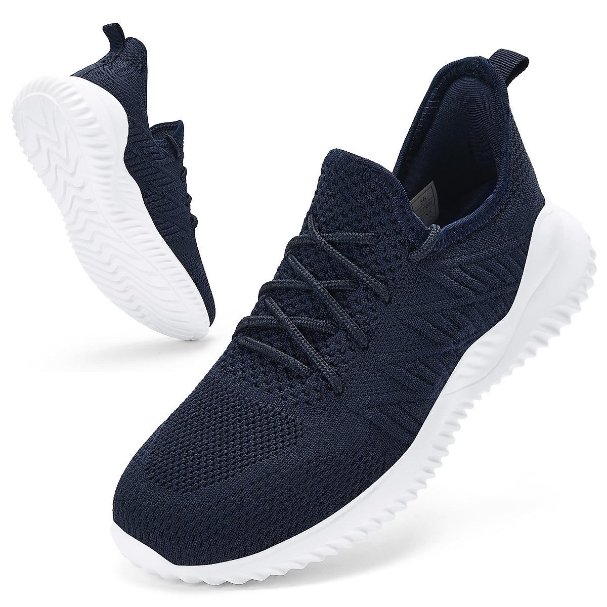 PPQ Womens Slip On Walking Shoes，Memory Foam Lightweight Comfort Casual Workout Shoes,Yoga Or Tennis Or Running Sneakers Blue 7