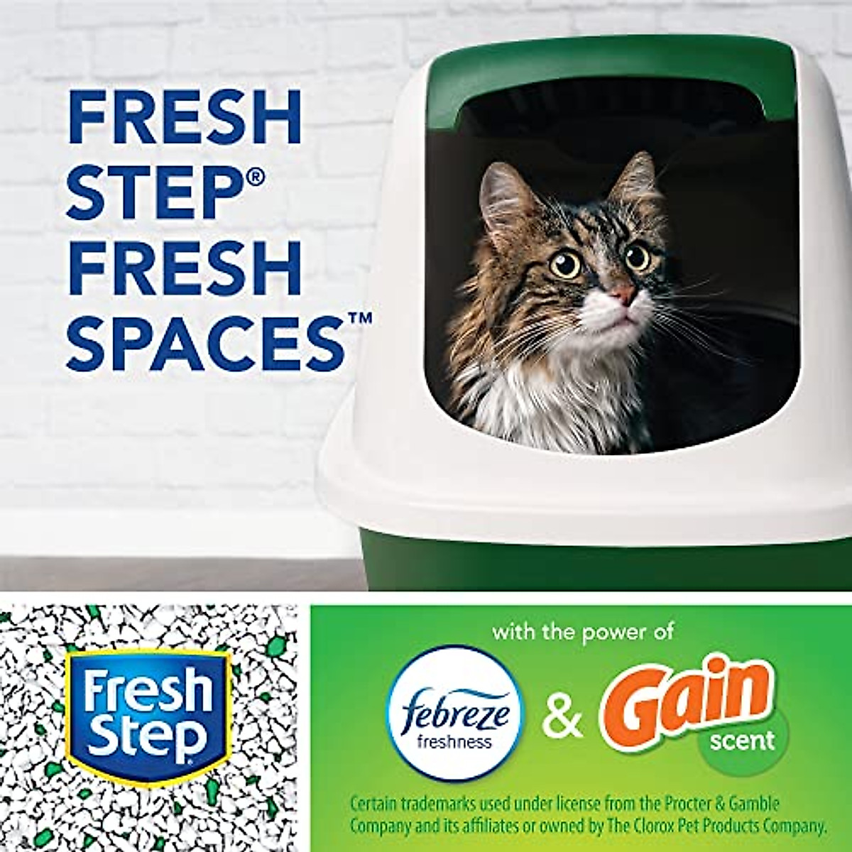 Fresh Step Clumping Cat Litter, With Gain, Advanced, Extra Large, 37 Pounds total (2 Pack of 18.5lb Boxes)