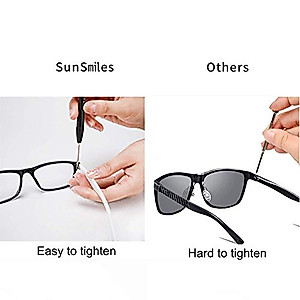 Eyeglass Repair Kit - Anti Slip Nose Pads Glasses Set with Tiny Screws, Nuts, Tweezers, 2 Kinds Universal Screwdrivers, Precision Tool for Repairing Eye Glass, Sunglass, Jewelry, Watch