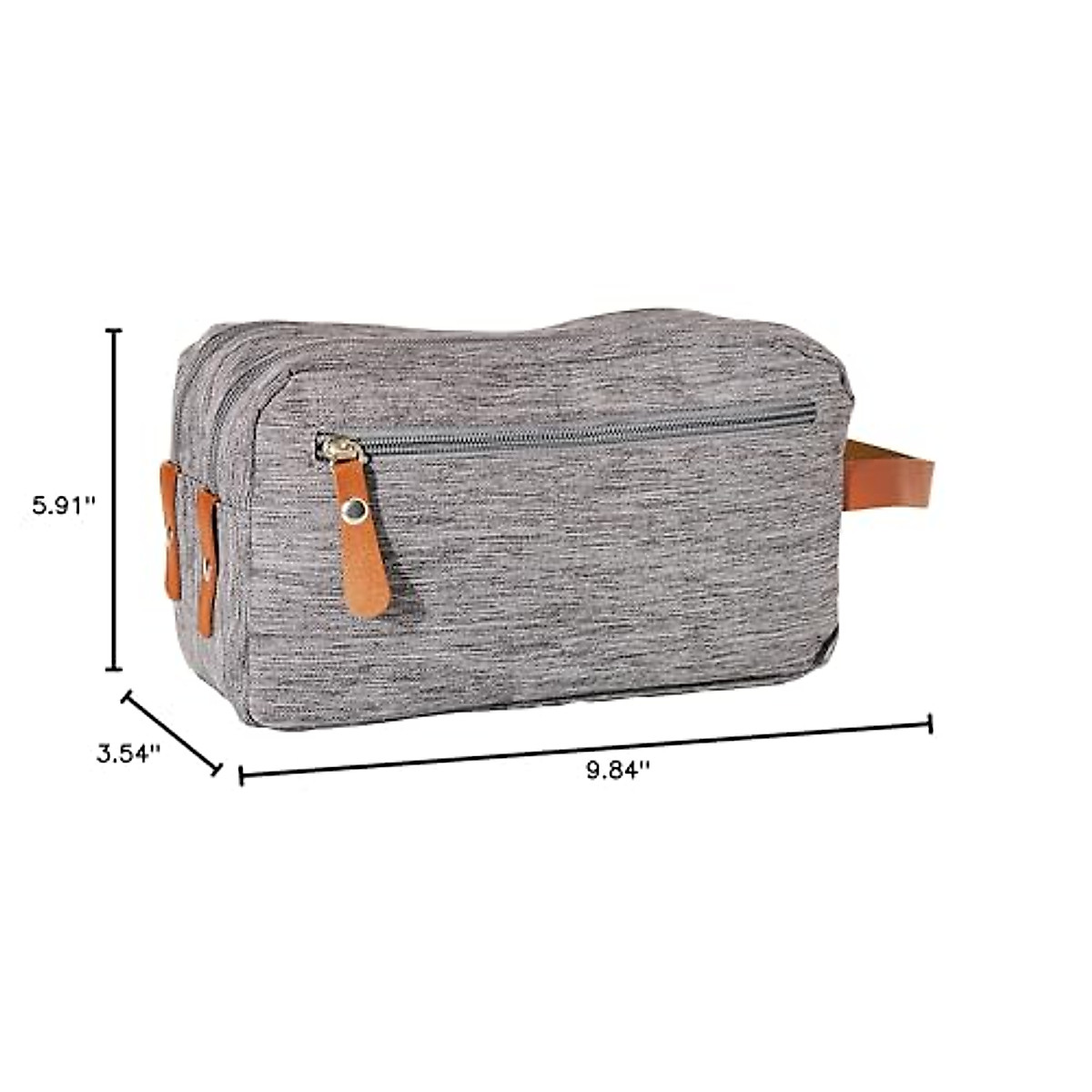 Unisex Adult Cosmetic Travel Bag, Grey, None