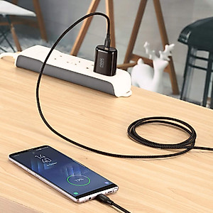 noot products USB C to USB C Cable Braided 6FT- PD 3.0 3A 60W Charger Cord for iPad Pro 11/12.9/10.5/iPad Air 4 10.9/Google Pixel 6/6 pro/5/5a/4a 5G/4a/4/4XL/2/2XL/3/3XL/3a/3a XL/Samsung Galaxy S20