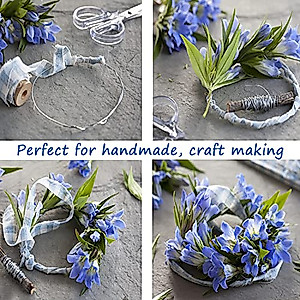 Sanlykate Bonsai Training Wire Kit, 9 Roll Tree Training Wires 295.27 Feet Total, 1.0mm, 1.5mm, 2.0mm Anodized Aluminum Wire Set, Hold Plant Branches Trunks - Green