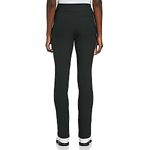 PGA TOUR Women's Regular Pull-on Golf Pant with Tummy Control (Size X-Small-Xx-Large), Black