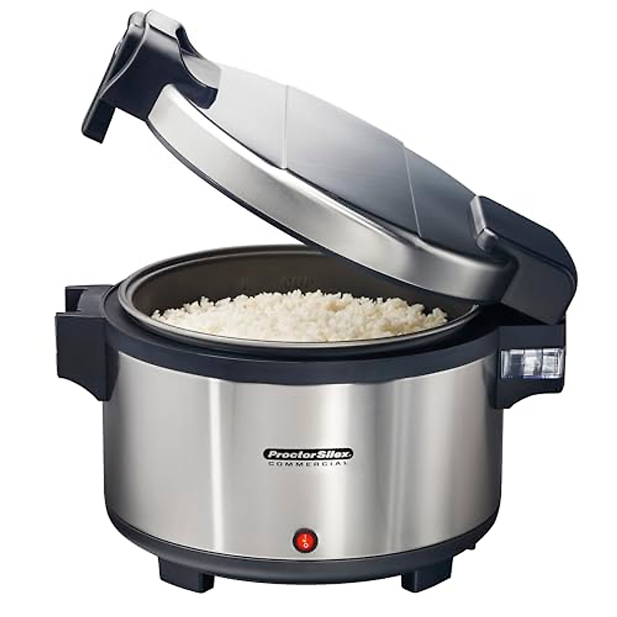 Proctor Silex Commercial 60 Cup / 14 Liter Rice Warmer, Double-Wall Insulated, Heated Hinged Lid, Nonstick Pot, Maintain Food Safe Temperatures Up to 12 Hours, Conforms to NSF, 37580