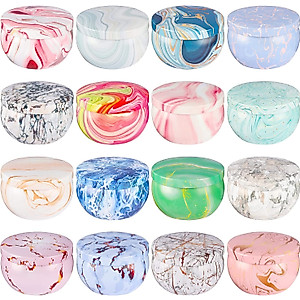Bauhinia 16 Pack Scented Candles Soy Wax Tin Candles, Natural Fragrance Candles for Stress Relief and Aromatherapy Candles