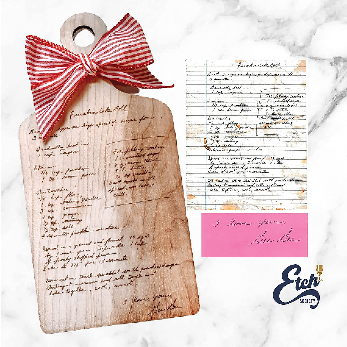 Handwritten Recipe cutting board | Personalized handwritten recipe cutting board | Custom cutting boards | Family Gifts | Charcuterie Board | Christmas Gifts